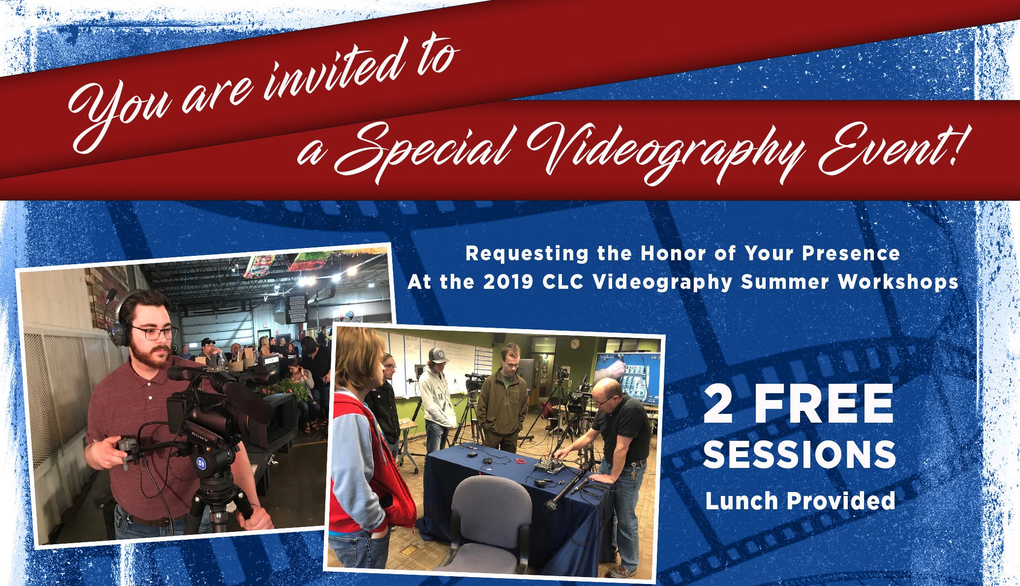 Community invited to videography workshops - CLC News