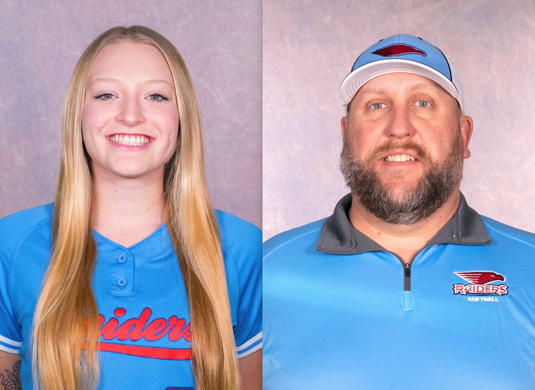 Raider softball players, coach receive high honors - CLC News
