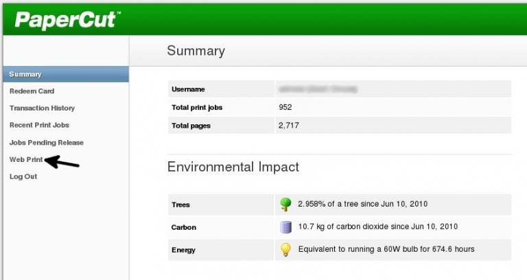 PaperCut Web Print Instructions - CLC Technology Support