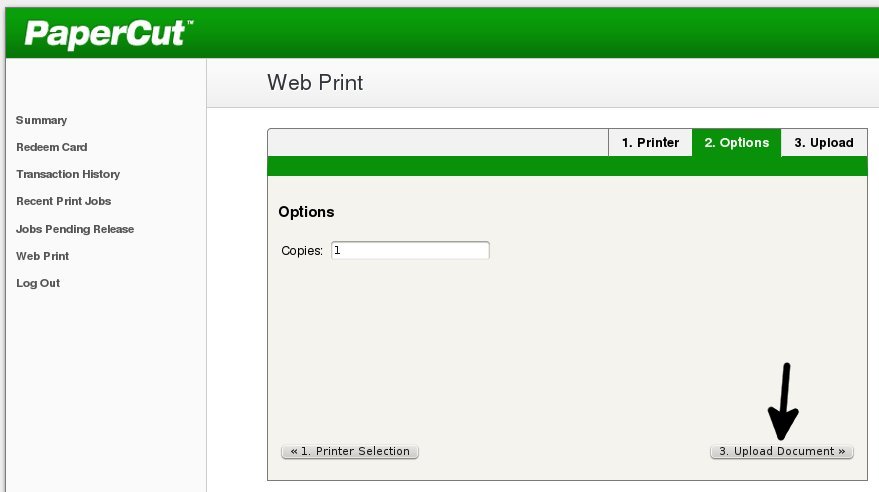 PaperCut Web Print Instructions - CLC Technology Support