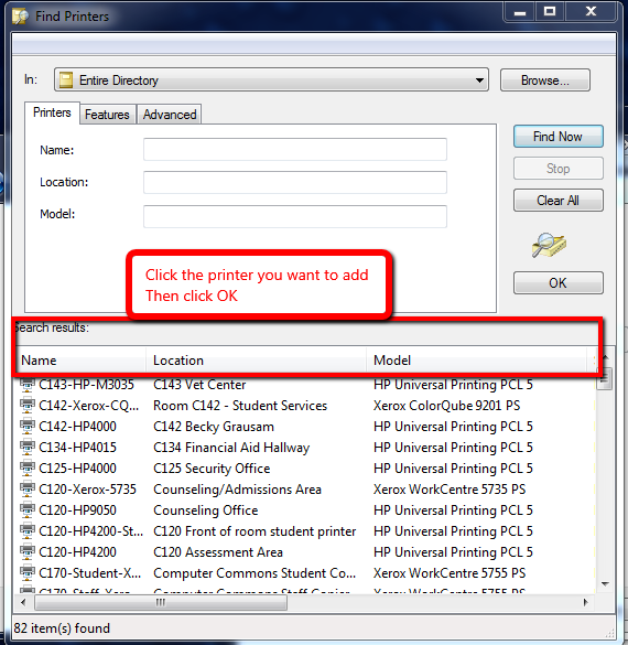 Windows - Adding a Printer - CLC Technology Support