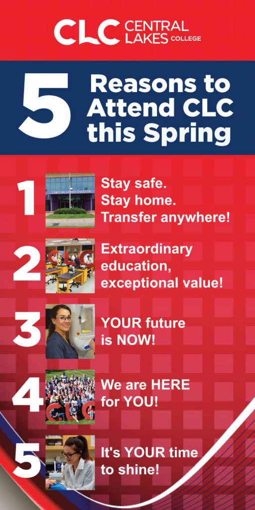 Top Five Reasons – Central Lakes College